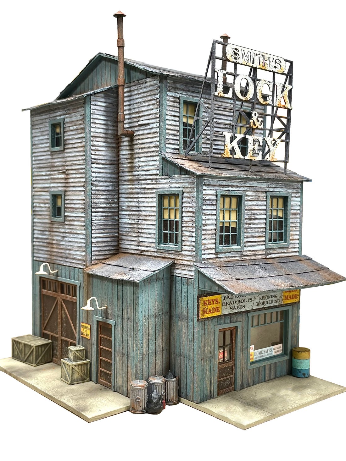 HO Scale- SMITH'S LOCK & KEY – Jason Jensen Trains