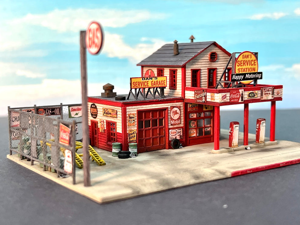 N Scale: Dan's Service Station – Jason Jensen Trains
