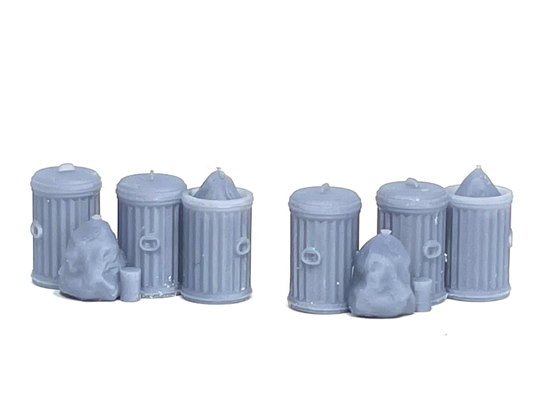 HO Scale- Trash cans – Jason Jensen Trains
