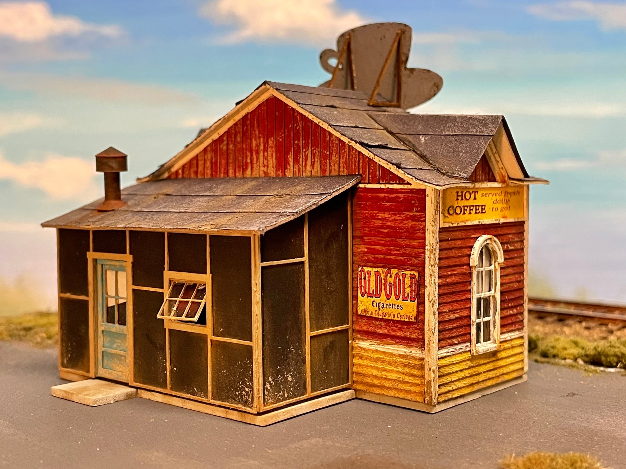 HO Scale- JJ's Coffee House – Jason Jensen Trains